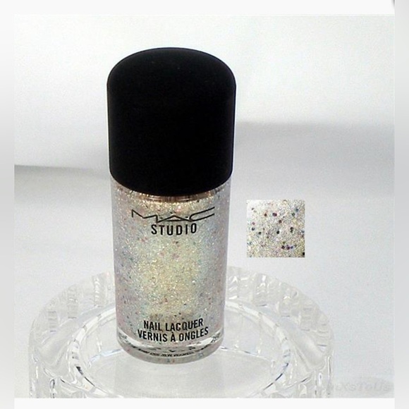 MAC Cosmetics | Makeup | Bnibgreat Gift Mac Studios Nail Lacquer Silver Dew Discontinued | Poshmark